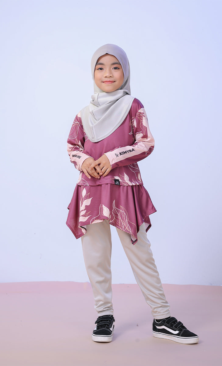 Kimtuniq Kids Deep Maroon - KIMYRA X bumsnbums