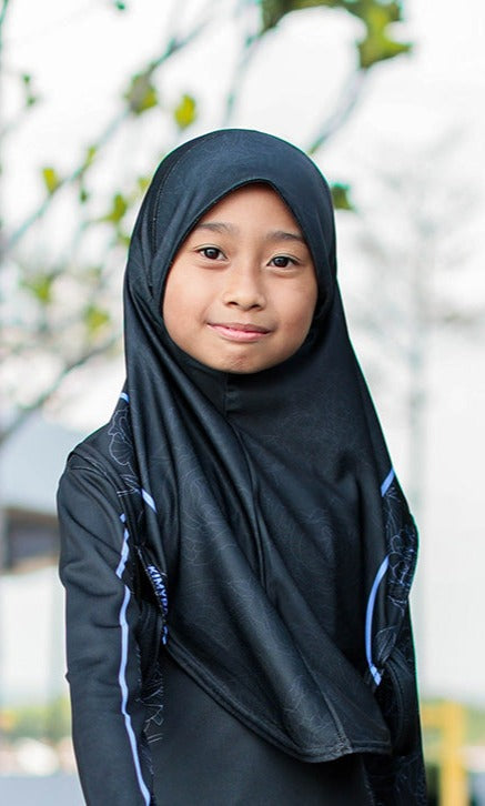Kimaqua Lite Jr. - Kids Sport Hijab For Swimming – KIMYRA