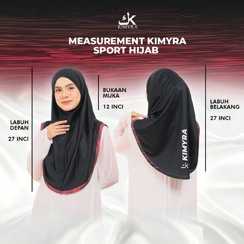 Pakej Set - Kimbreaker Raven Black - Muslimah Modest Windbreaker – KIMYRA